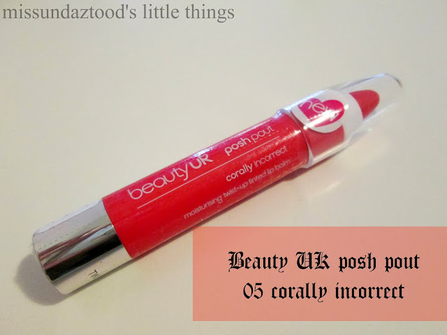 Beauty UK Posh Pout - 05 Corally Incorrect - Missundaztood's Beauty Scents