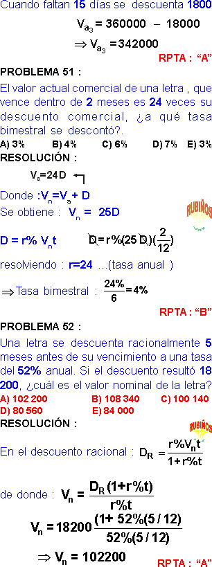 REGLA DE DESCUENTO COMERCIAL EJERCICIOS RESUELTOS PDF