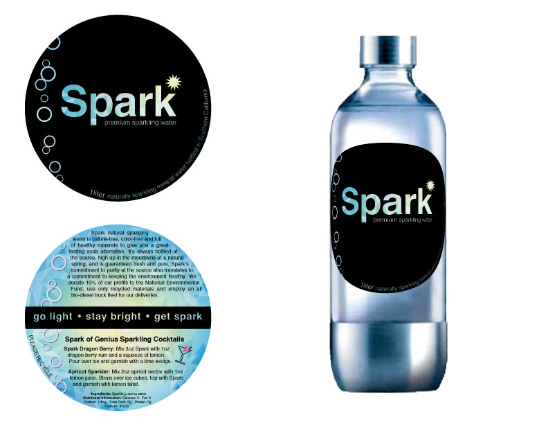 The Art Around Us: Typography-Spark Water