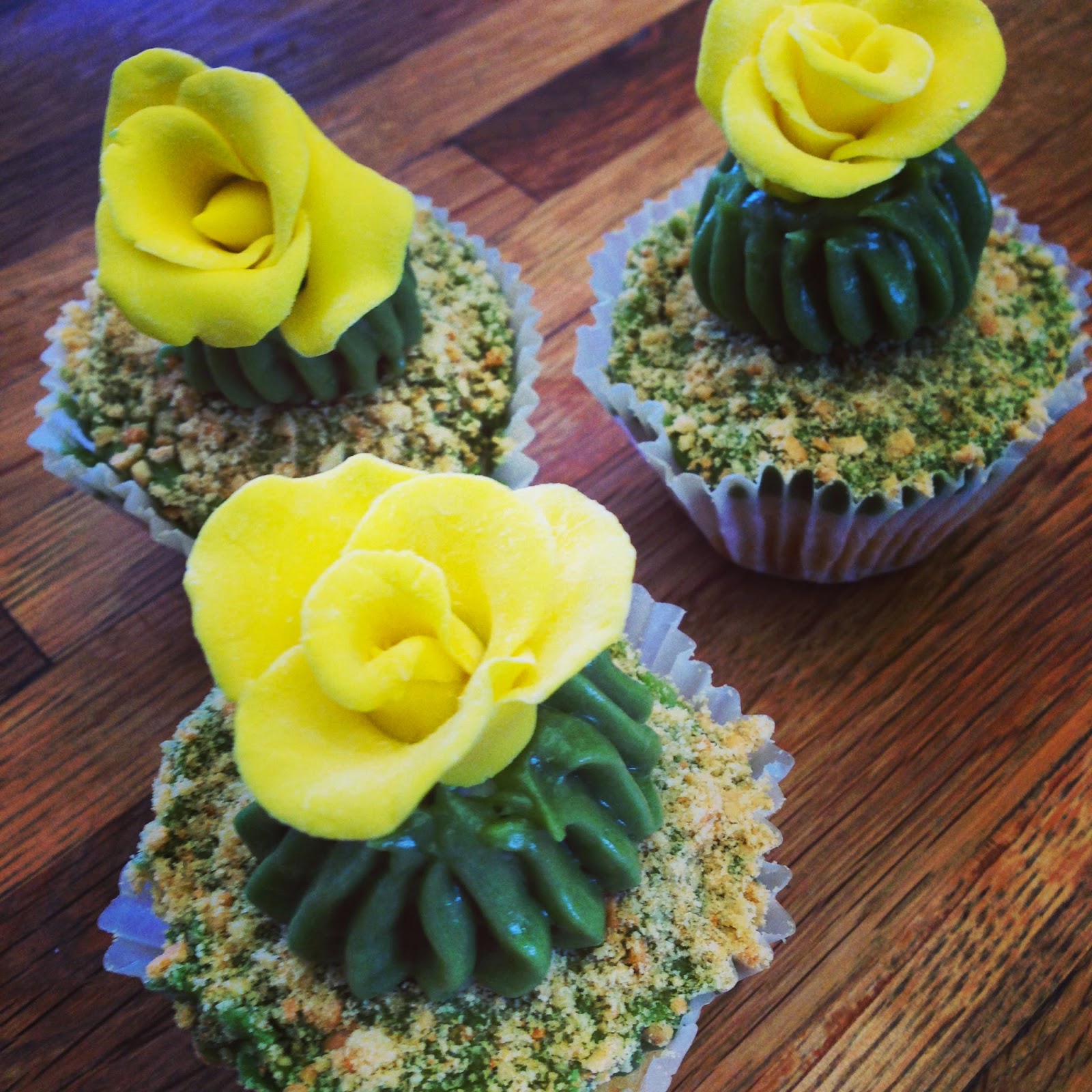 annie bakes and makes: Native Cactus Cupcakes