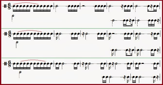 Aprendendo Música.com: 23 - Divisão rítmica do compasso composto