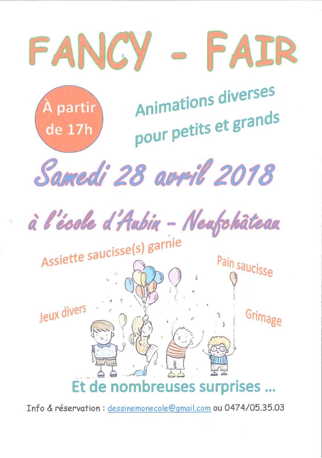 Commune de Dalhem: Fancy-fair à l'école de Neufchâteau