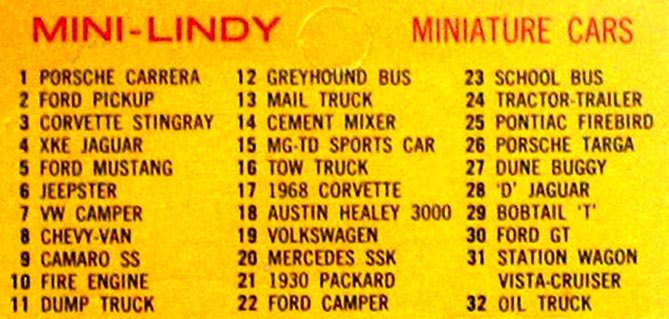 Diecast Destination: The Lindberg Line - Mini-Lindys