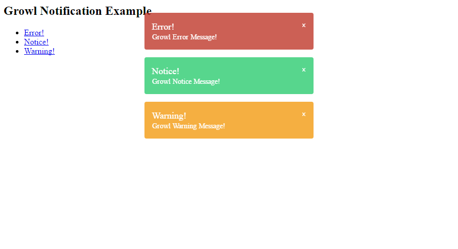 Code Samples: Growl Notification Example Web Application