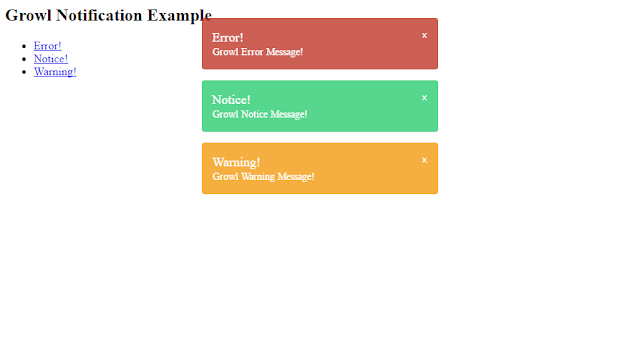 Code Samples: Growl Notification Example Web Application