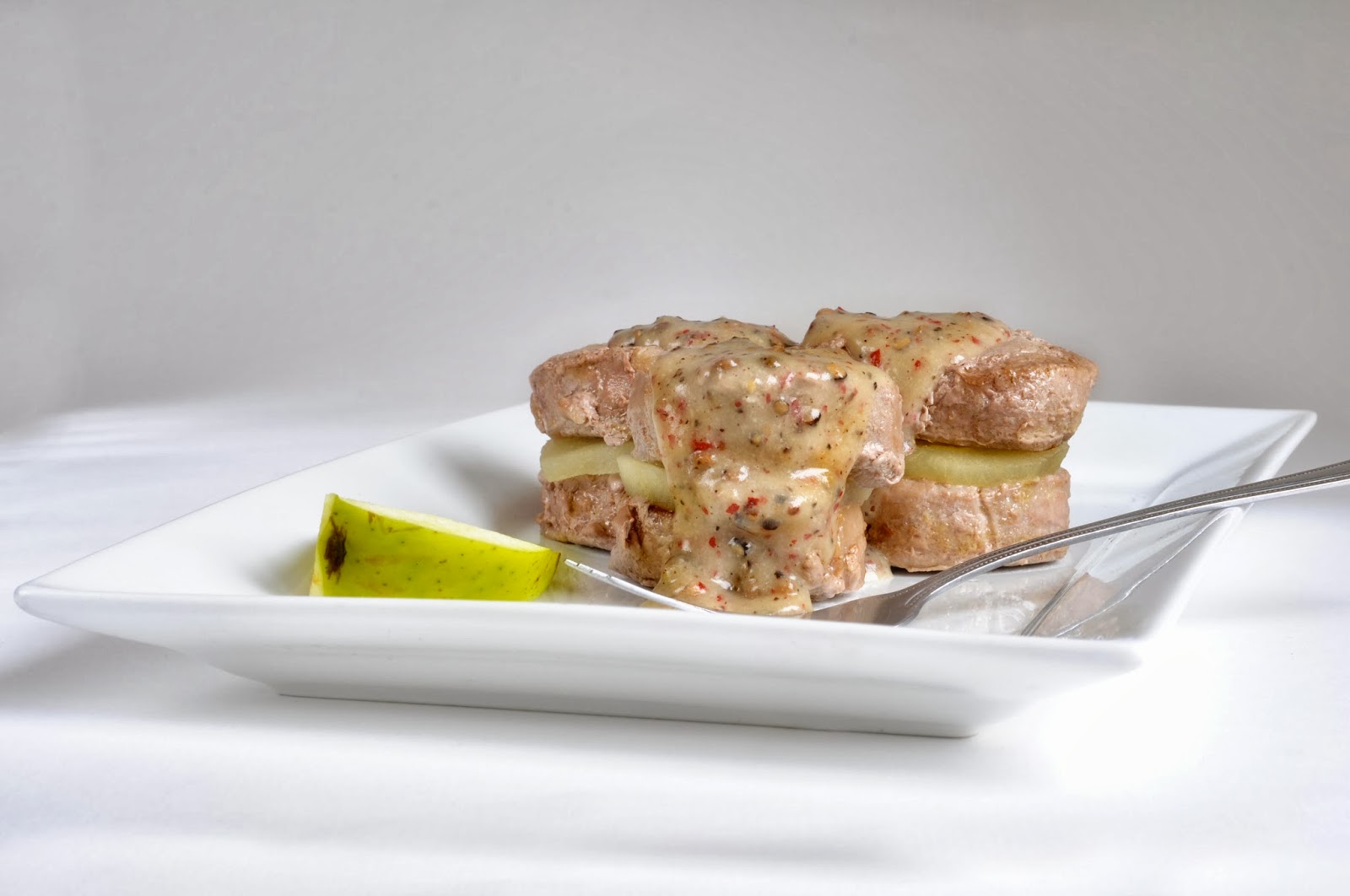 Simple Food: Pork Fillet Stacks with Sweet & Sour Pepper Sauce