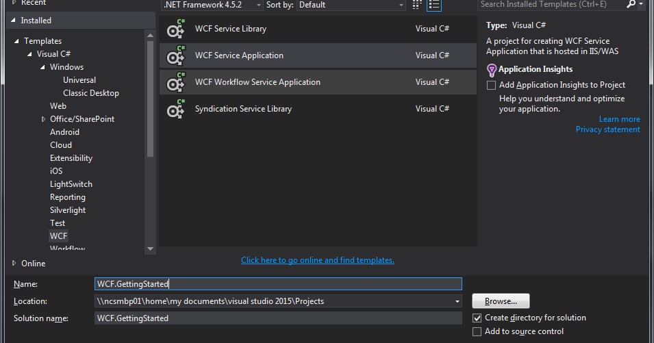 Dot Net Sharing: WCF - Getting Started
