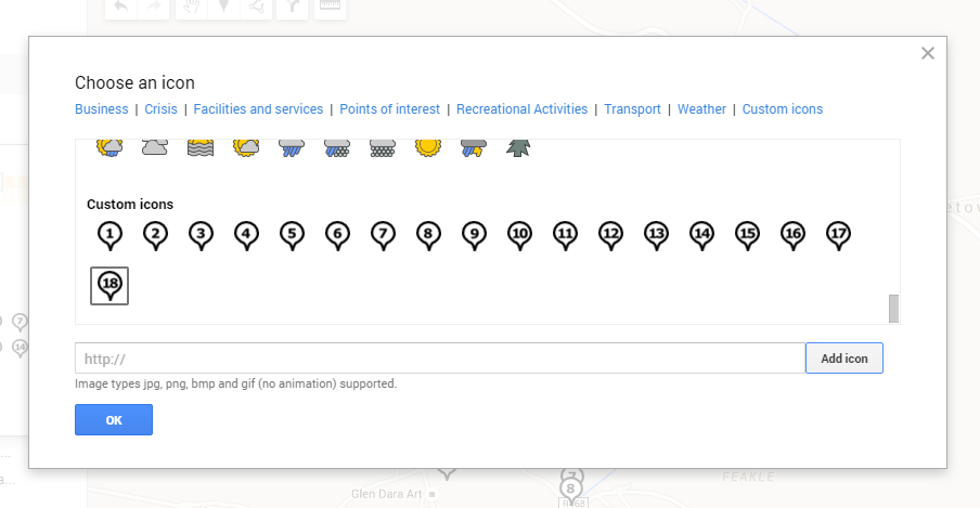 Add Icons To Google Map
