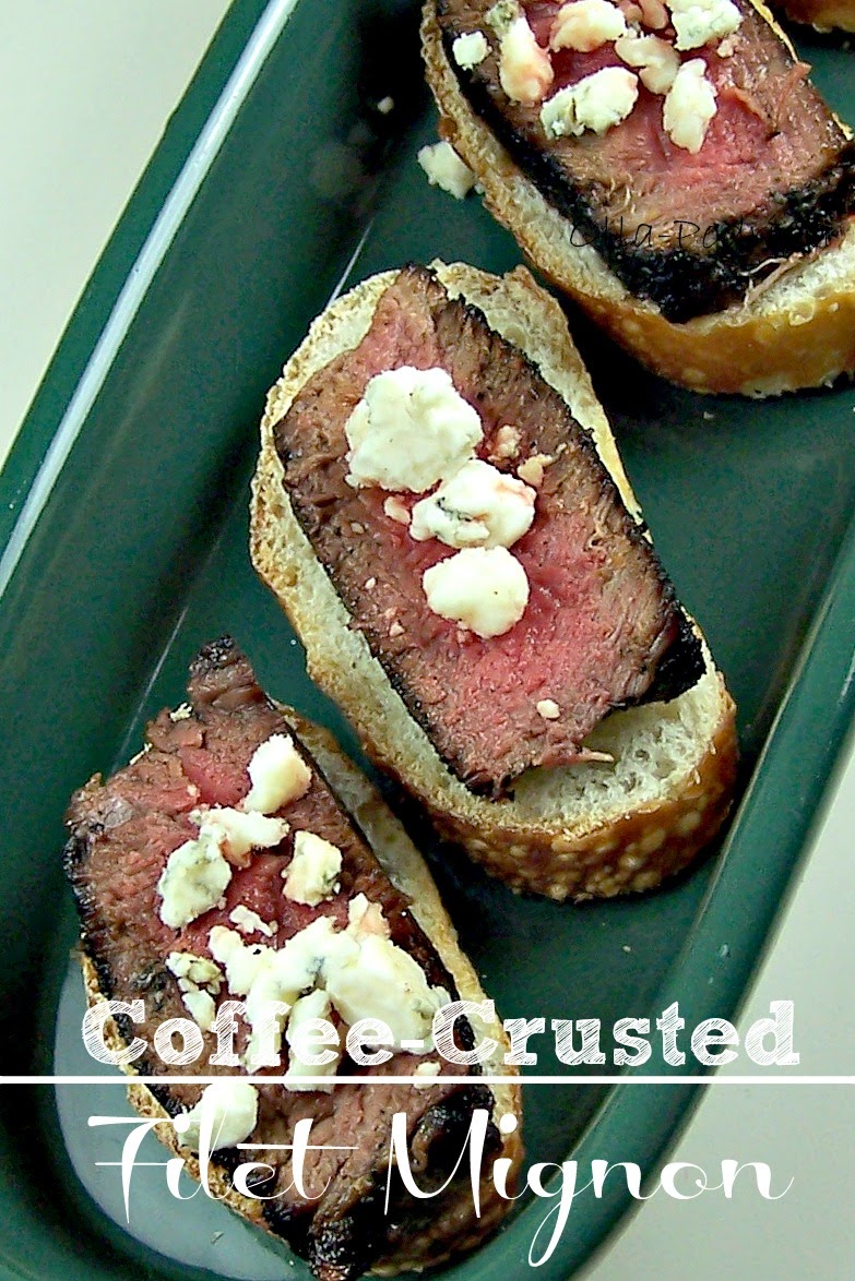 Olla-Podrida: Coffee-Crusted Filet Mignon (for Two)