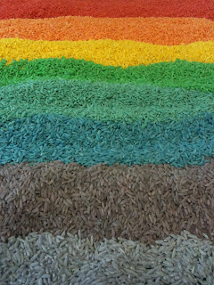 SPARKLY LADIES!: Kid's Fun with Colored Rice