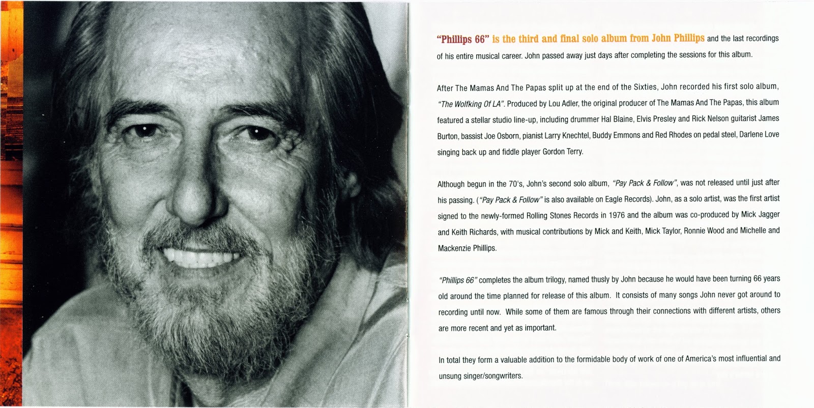 Pop On The Run: West Coast Legend's Last Work: John Phillips - John ...