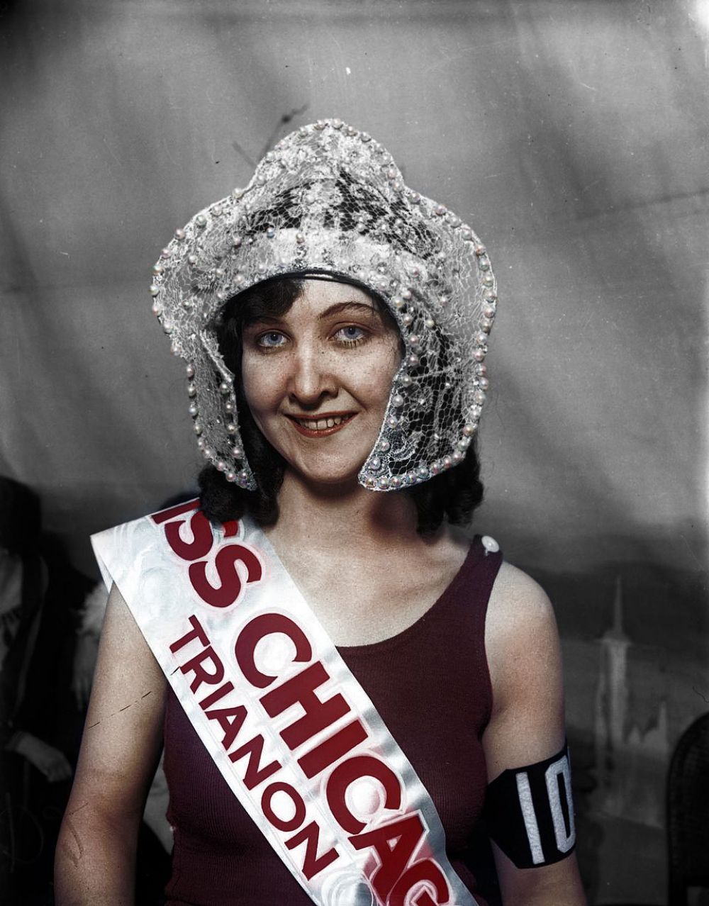 Charming Photos of Beauty Queens of the 1920s Have Been Brought to Life ...