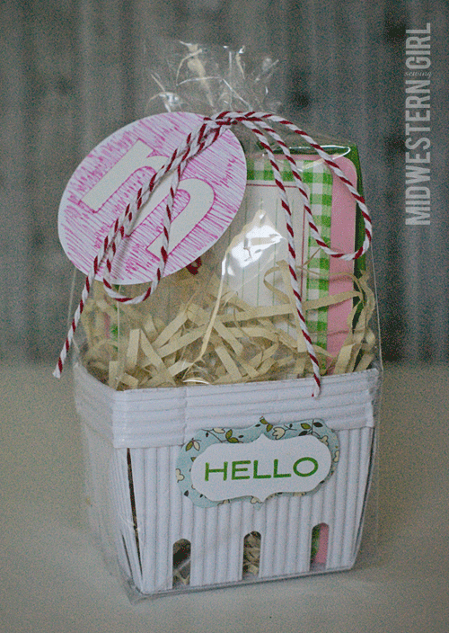 berry basket gift packaging...with @LifestyleCrafts | Midwestern Girl