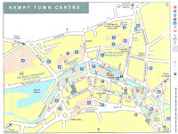 Map of Ireland City Regional Political