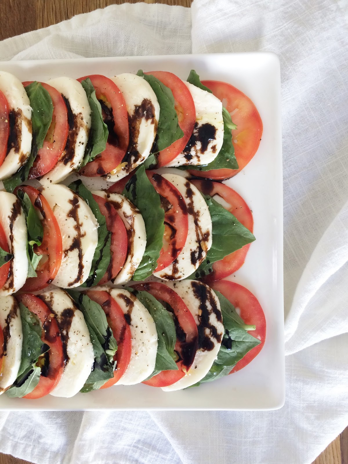 Just A Darling Life: Caprese Salad with Balsamic Glaze