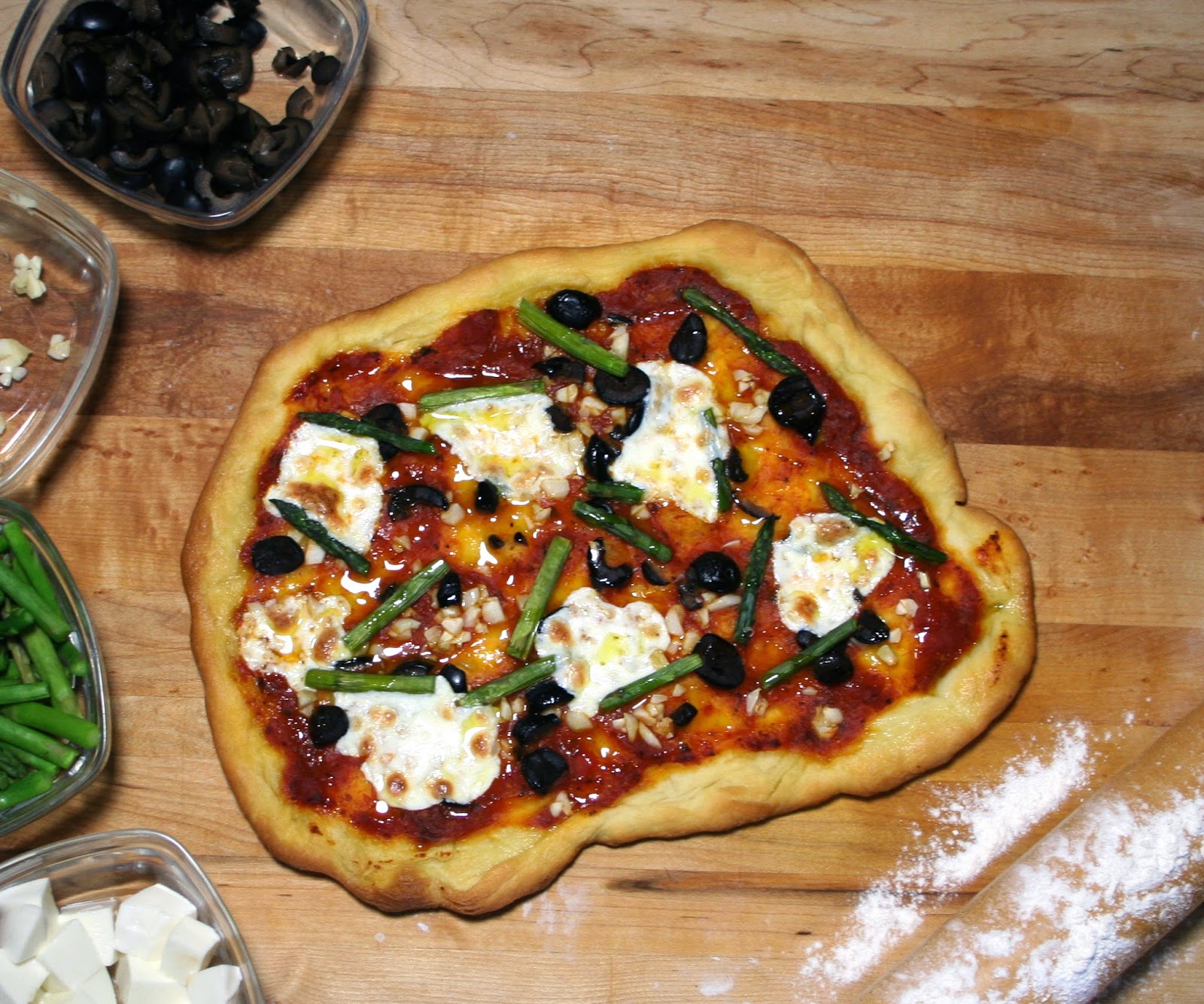 Just A Darling Life: Italian Pizza with Homemade Pizza Dough!