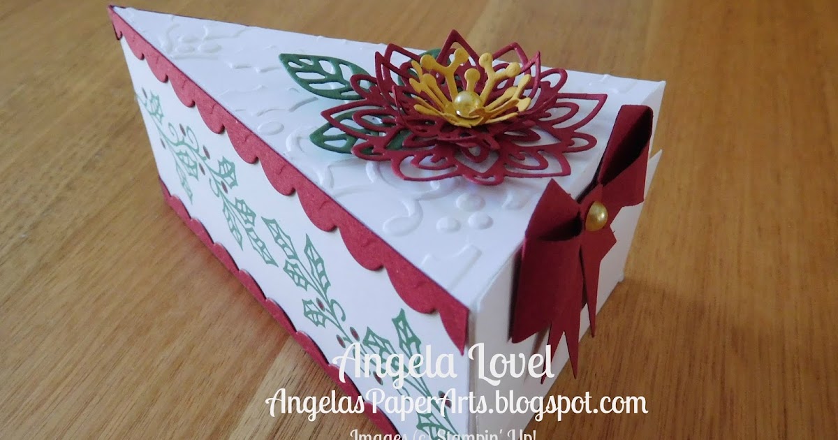 Angela's PaperArts: Christmas cake box
