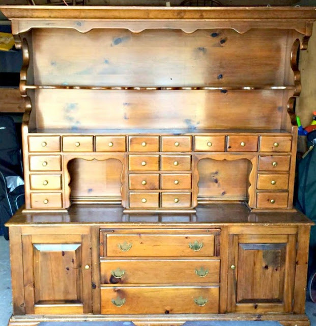 A Giant DIY Painted Hutch and the Story