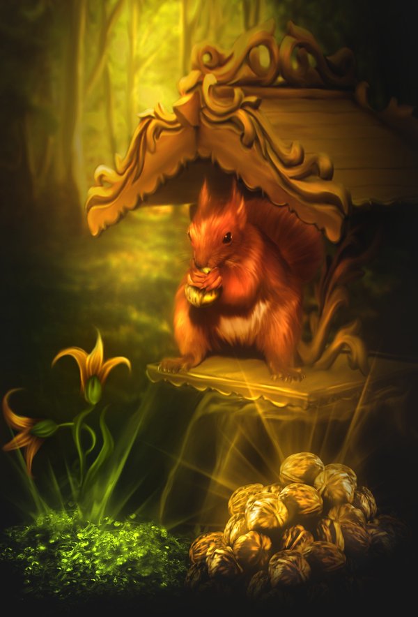 Critter Sitter's Blog: Fantasy Squirrels