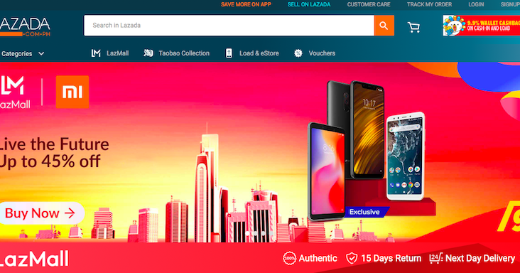 Lazada opens their LazMall for the upcoming 9.9. Sale