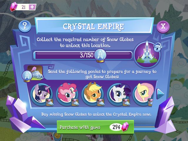 Equestria Daily - MLP Stuff!: Gameloft Releases Crystal Empire Update ...