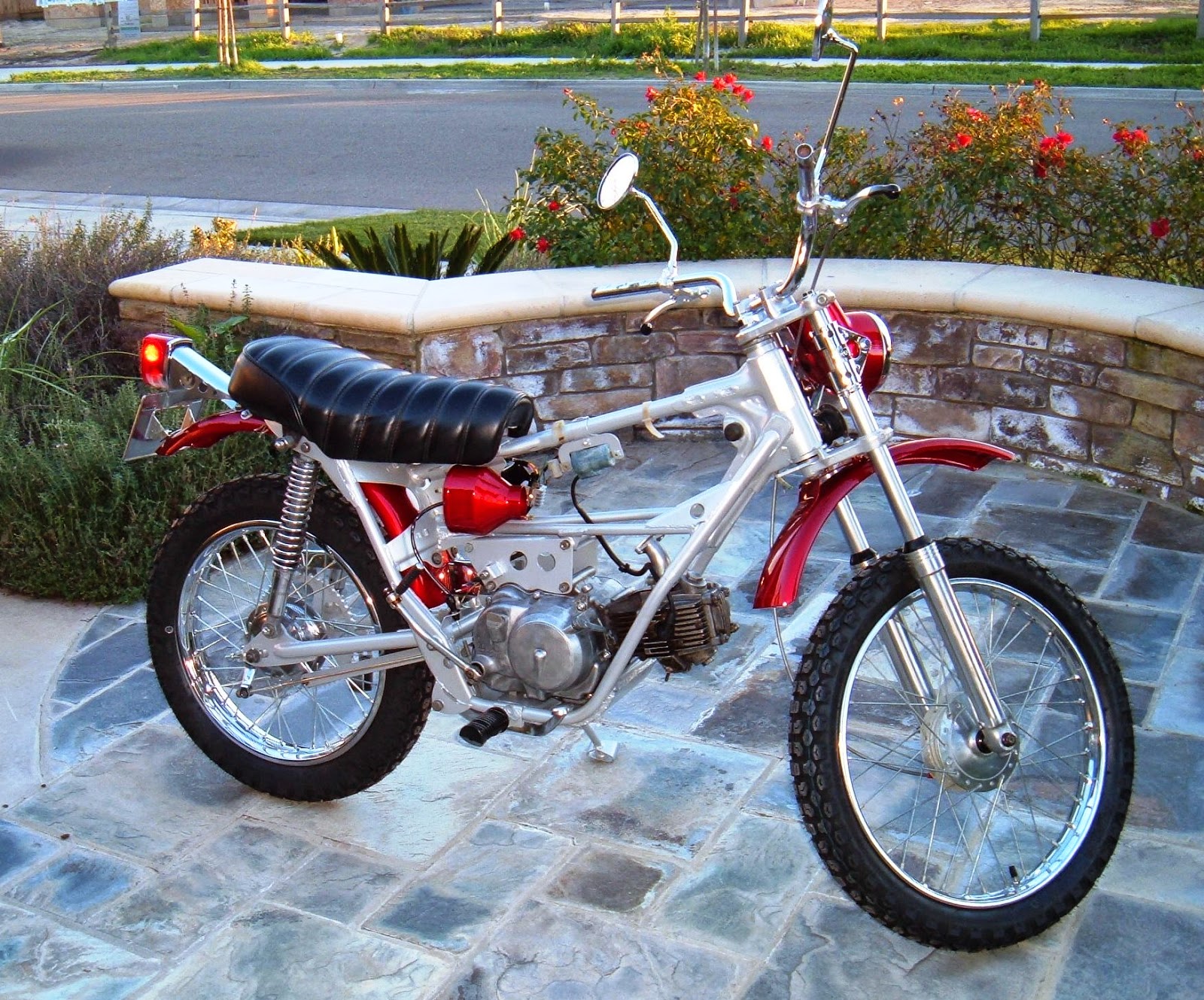 1969 Honda SL90: Engine Test Fit