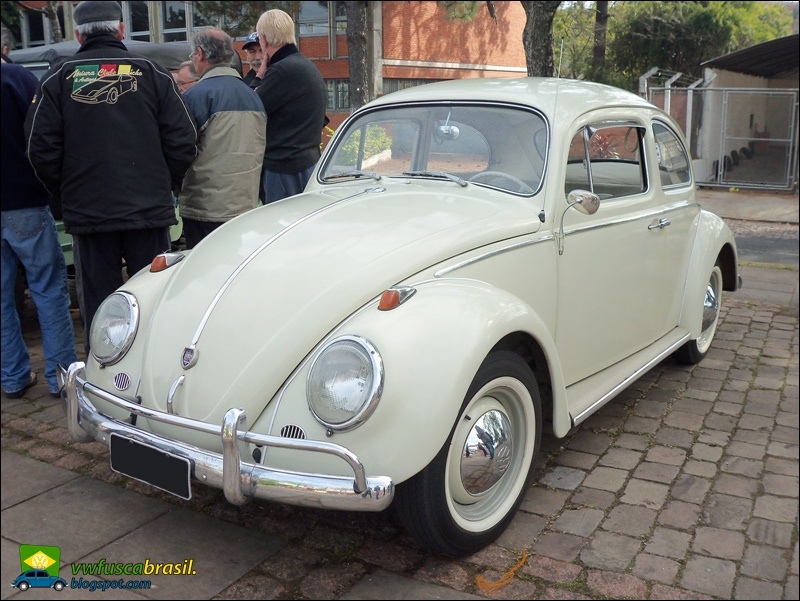 VW Fusca Brasil: Cores - Branco Pérola