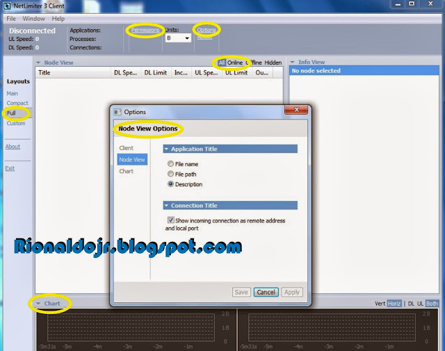 Net limiter software pengaturan bandwith dan koneksi (Download + tutorial)