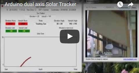 Konstantinos Kokoras: Arduino Controlled dual axis Solar Tracker