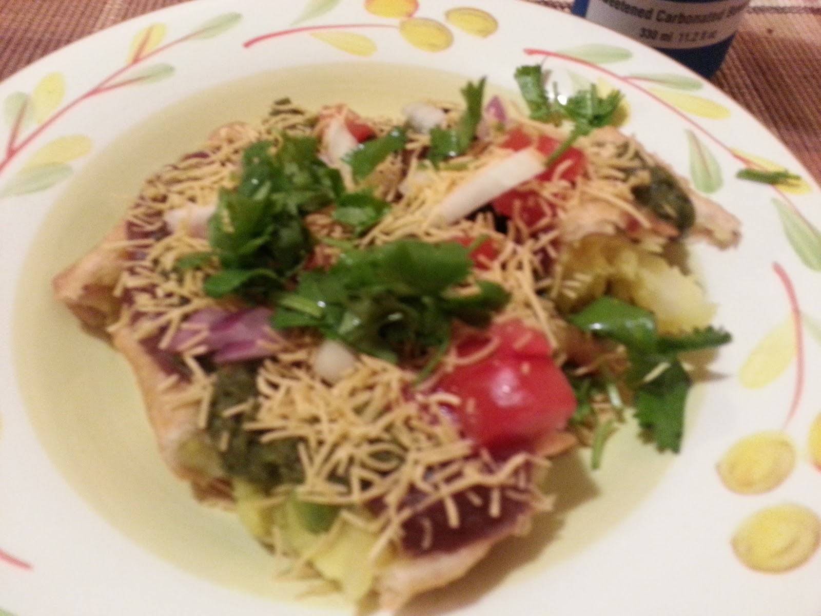 HCF: Chole Samosa Chat & Guest post At Humi's Blog