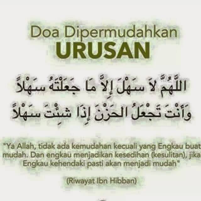 Doa Untuk Dipermudahkan Urusan Temuduga Taman Ilmu Doa Agar - Riset