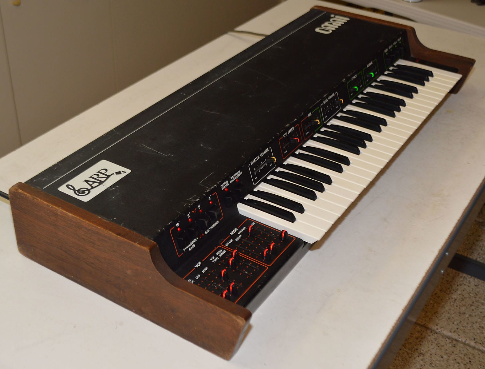 MATRIXSYNTH: Vintage ARP Omni 1 Keyboard Synthesizer Overhauled with ...