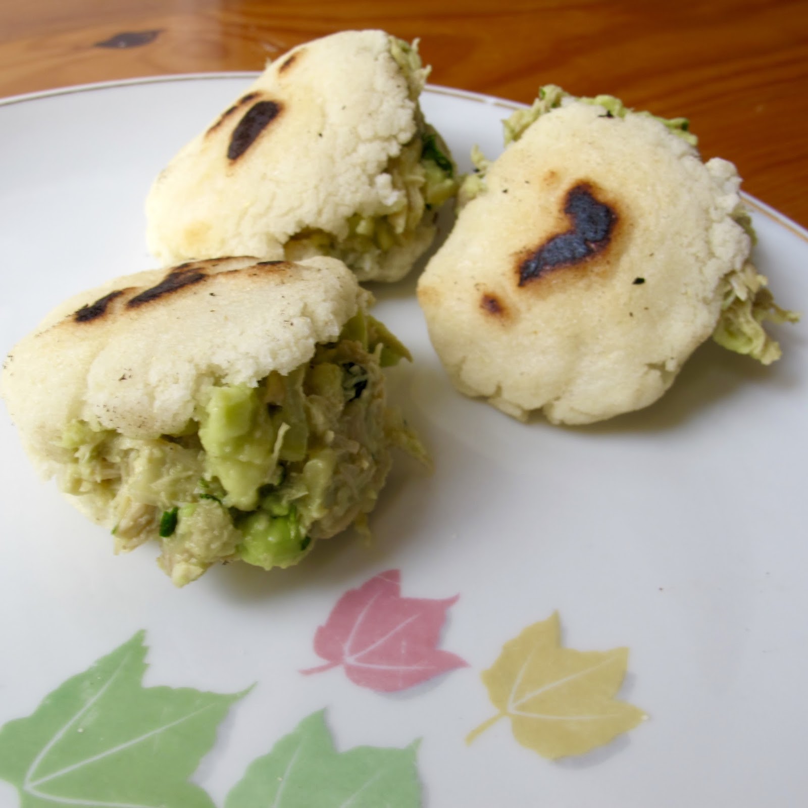 Cozinhar sem Lactose: Arepas de frango e abacate