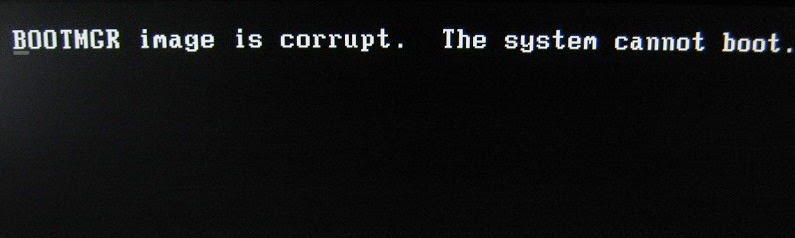 Cara Mengatasi BOOTMGR is Missing Image is Corrupt The System Cannot ...