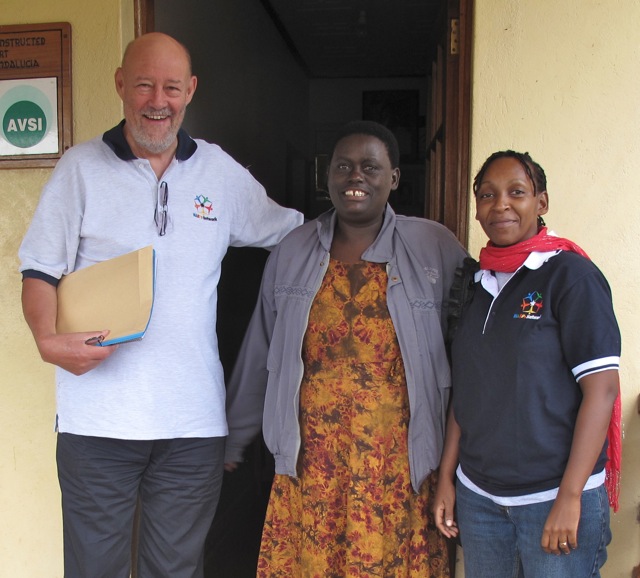 Ian and Renate in Kampala: August 2011