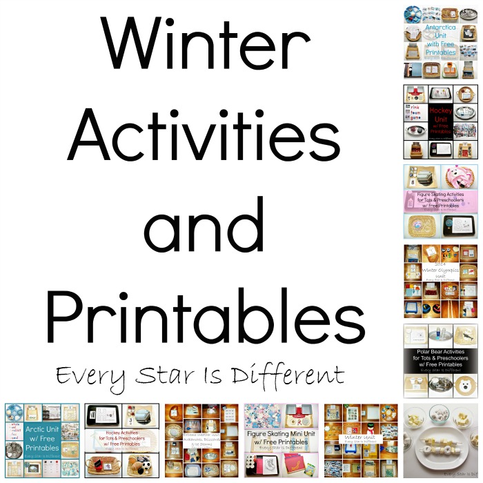Winter Themed Activities & Printables (Learn & Play Link Up) - Every ...