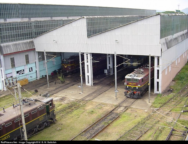 ECoR - WALTAIR DIVISION: ELECTRIC LOCO SHED - VISAKHAPATNAM