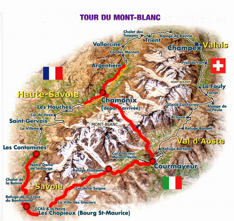 Tour del Mont Blanc (TMB) : Apuntes de viaje