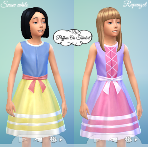 THE SIMS 4 CC MINI DISNEY DRESS FOR CHILD ~ Nathys Sims