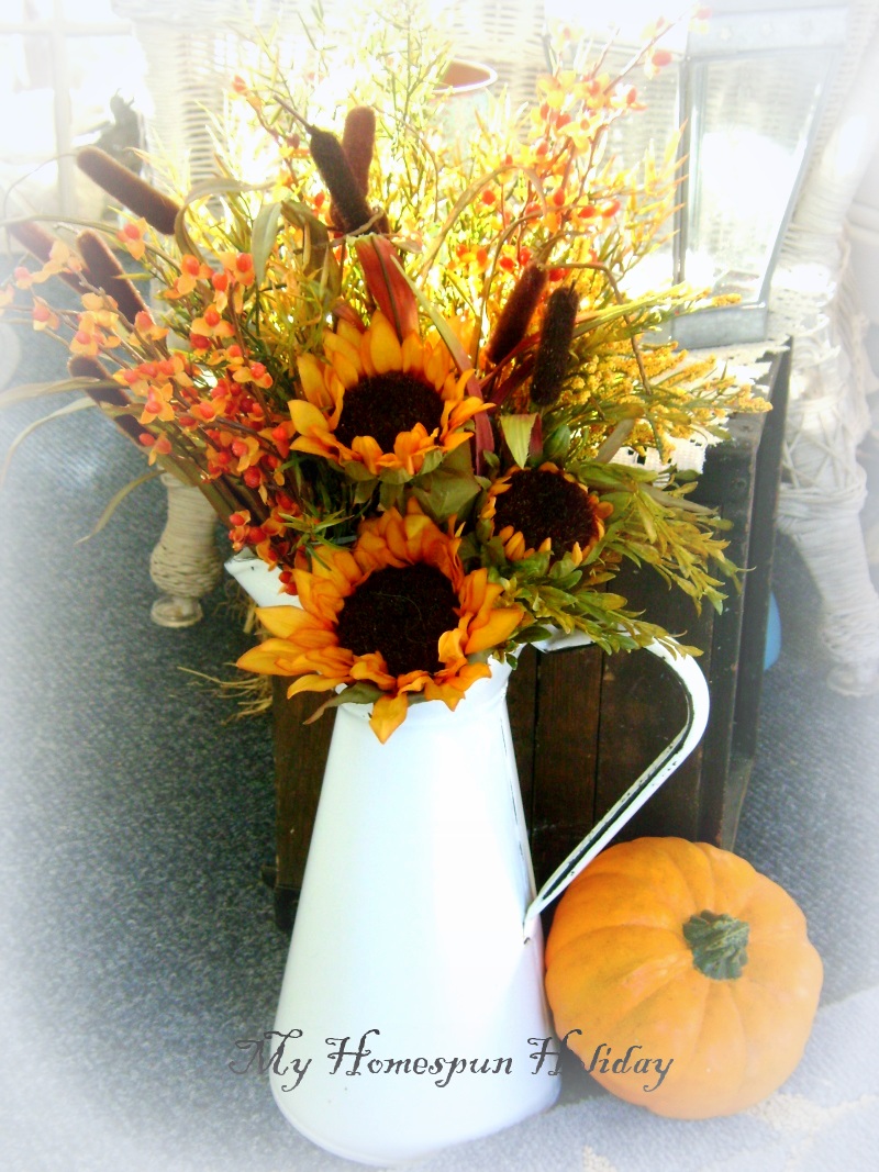My Homespun Holiday: Fall decorating