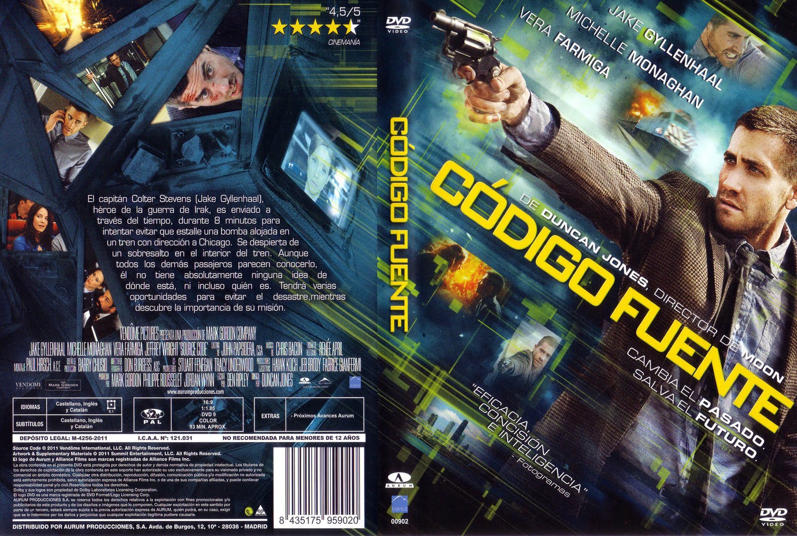 TIENDA DEL DVD: CODIGO FUENTE (Source Code)