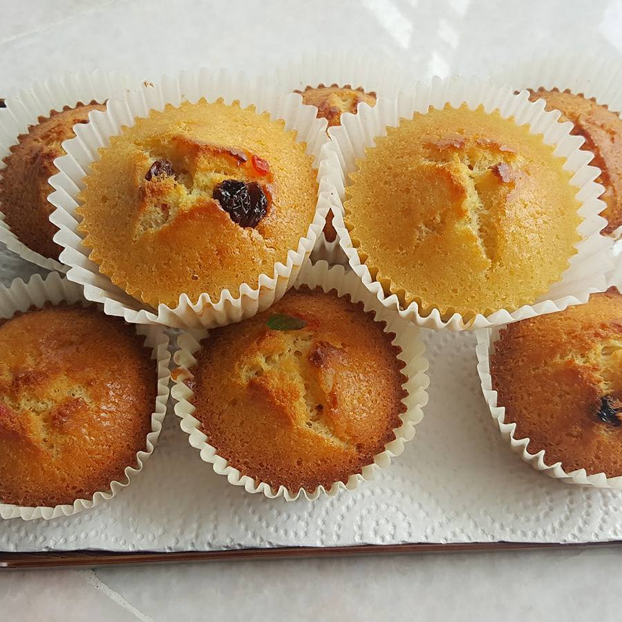 EASY MINI MIXED FRUIT CAKES - 迷你杂果蛋糕