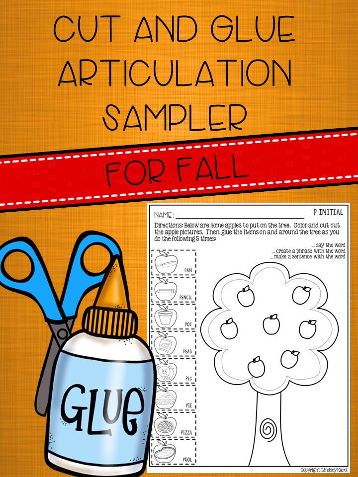 Word Nerd Speech Teach: *FREEBIE* Cut and Glue Articulation Sampler for ...