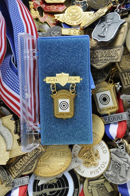 BLACKFORK: Distinguished Pistol Badge # 1511