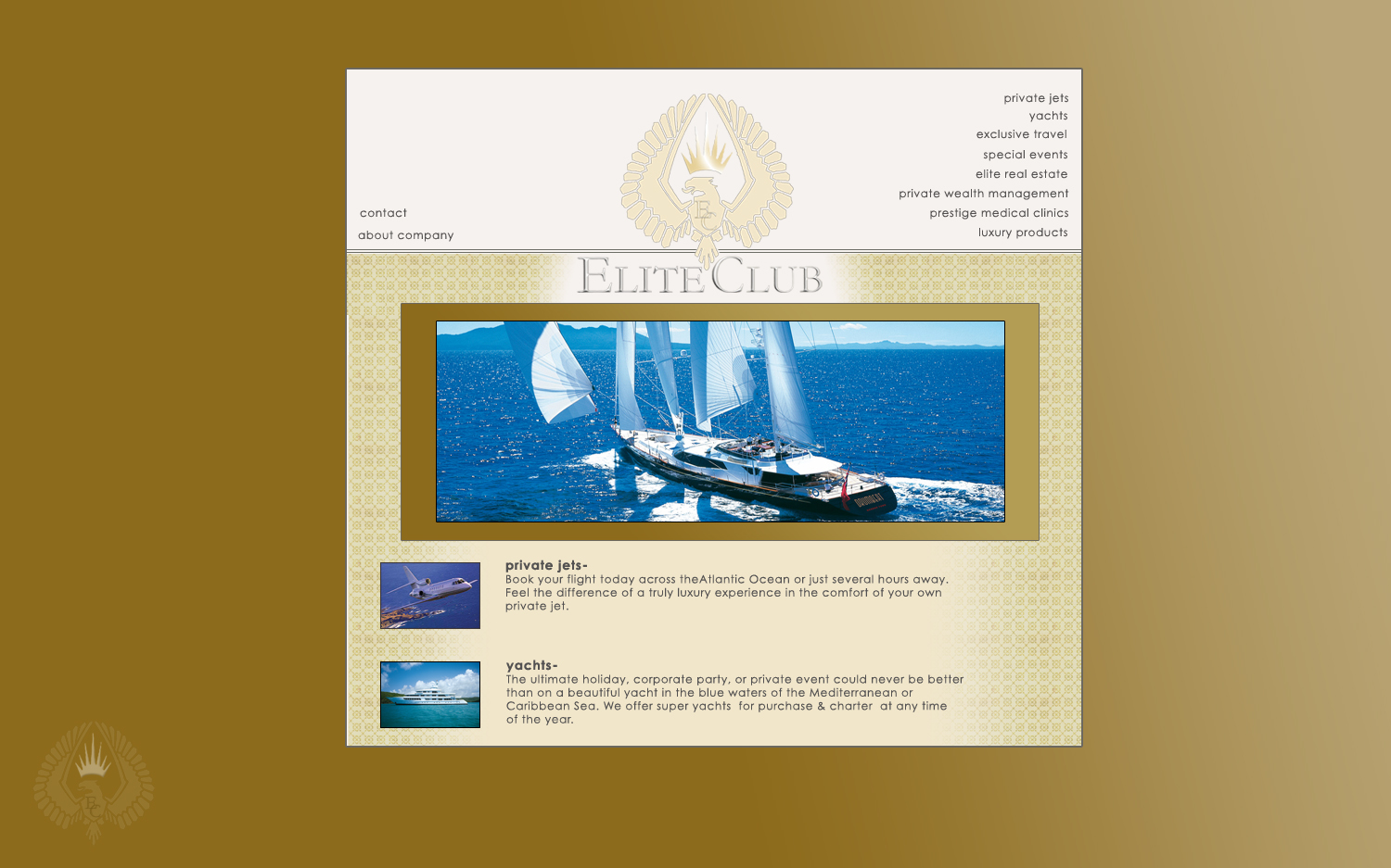 vagoudreauDesigns: elite club : logo / print material & site design