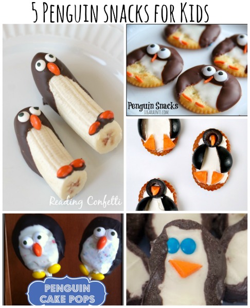 5 Penguin Snacks: Kid's Co-op ~ Reading Confetti