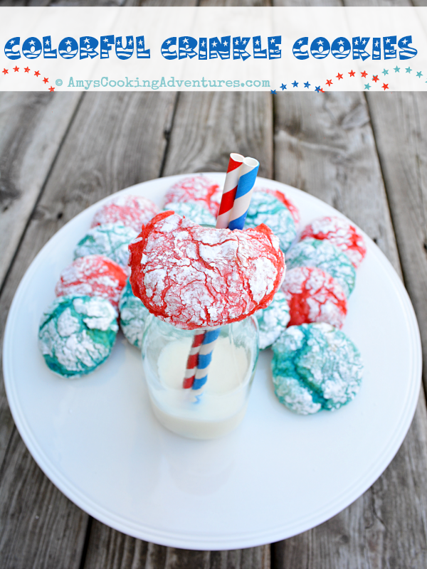 Colorful Crinkle Cookies: SRC