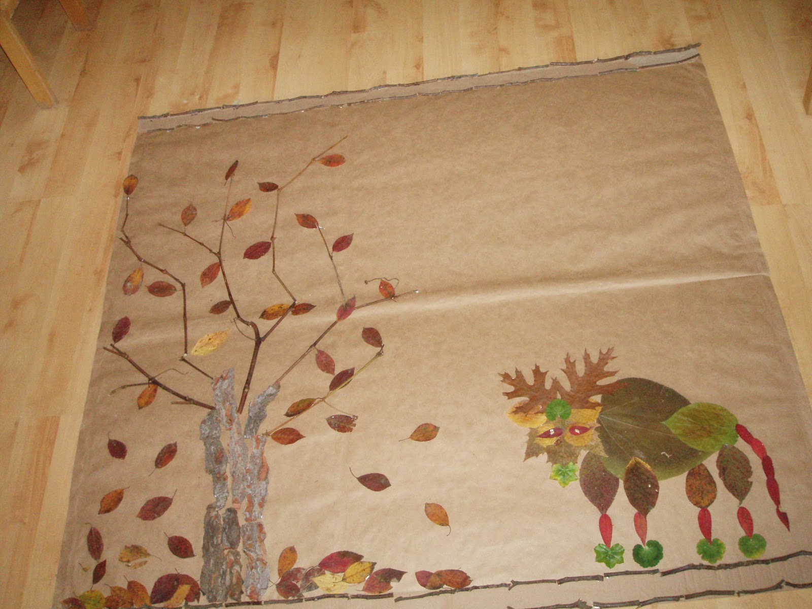 Be creative with Marija: životinje od lišća