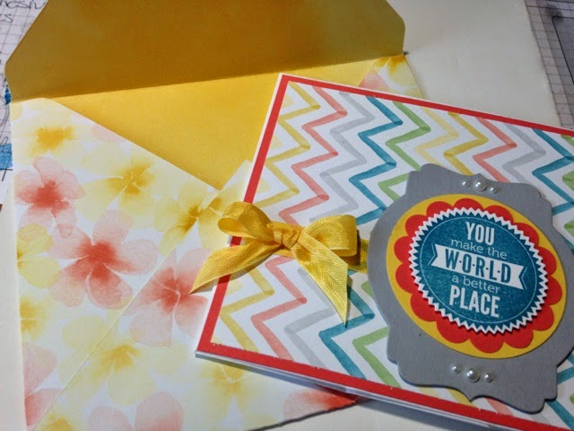 Stylin' Stampin' INKspiration: Paper Bag Card by Pam