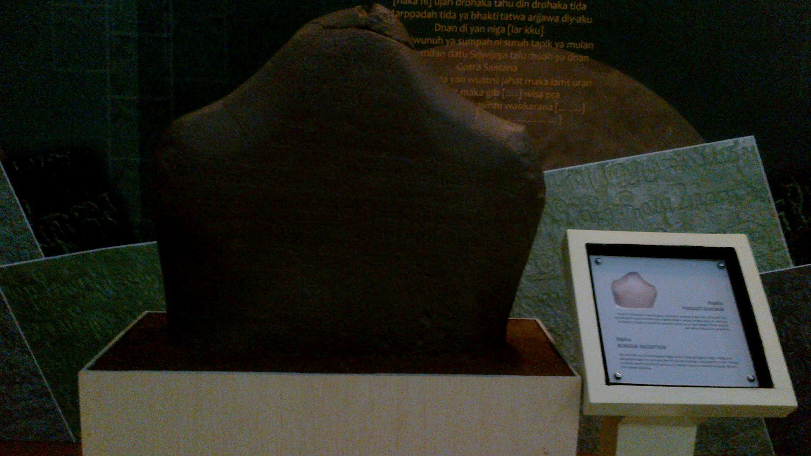 The Unique Palembang: Sriwijaya Inscriptions Relic